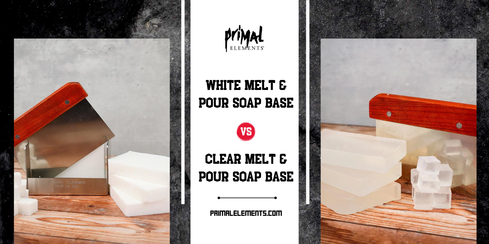 Clear vs. White Melt and Pour Soap Base: Key Differences – Primal Elements