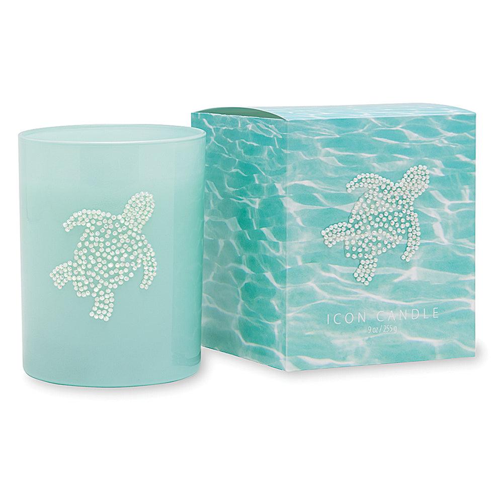 Sea Turtle Rhinestone Candle: Let the Ocean In! – Primal Elements