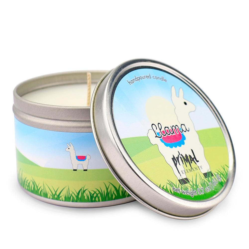 Llama Travel Tin Candle – Primal Elements
